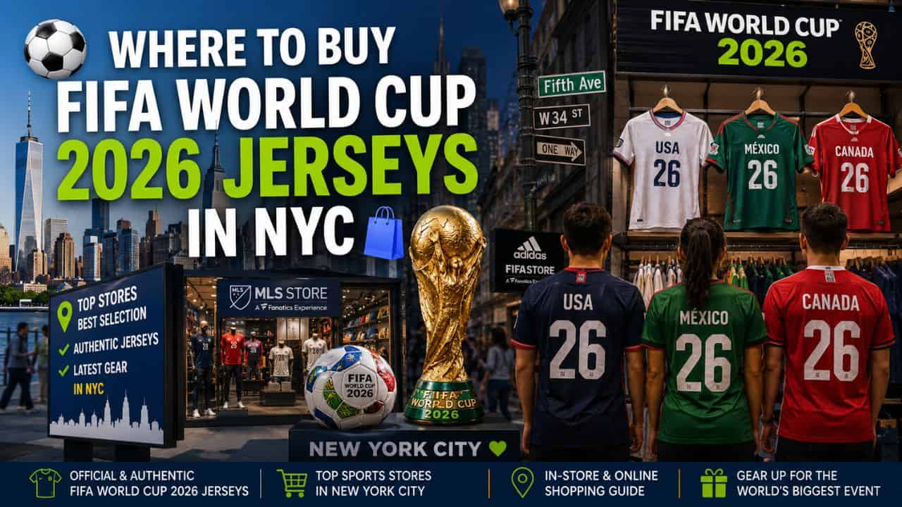 ⚽ Where to Buy FIFA World Cup 2026 Jerseys in NYC (Official Stores ...