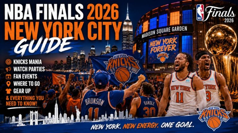NBA Finals 2026 New York City Guide – Knicks Mania, Watch Parties, Fan ...
